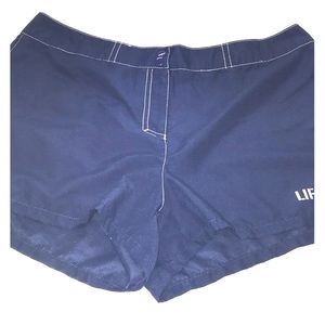 Speedo | Shorts | Speedo Lifeguard Shorts Size Womens 2 Navy Blue ...